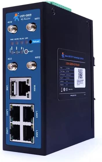 USR-G809 4G Wireless Industrial Cellular Router Support Modbus RTU and ...